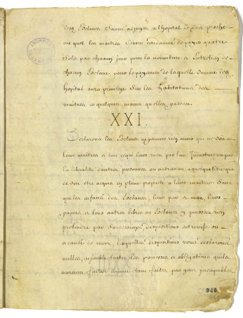 3.3 | Code Noir – Mar[r]on[n]ages